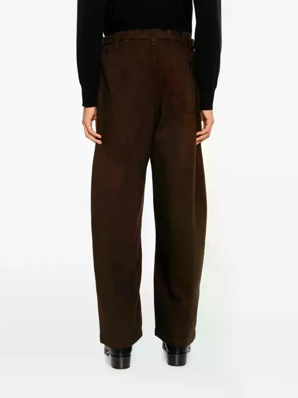 LEMAIRE High-waisted Wide-leg Trousers