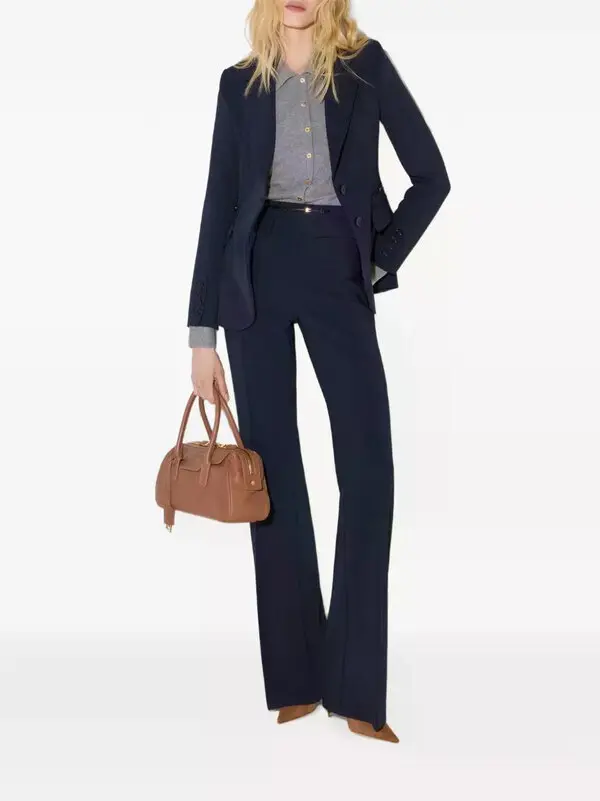 Elisabetta Franchi Trousers In Double-layer Stretch Crêpe
