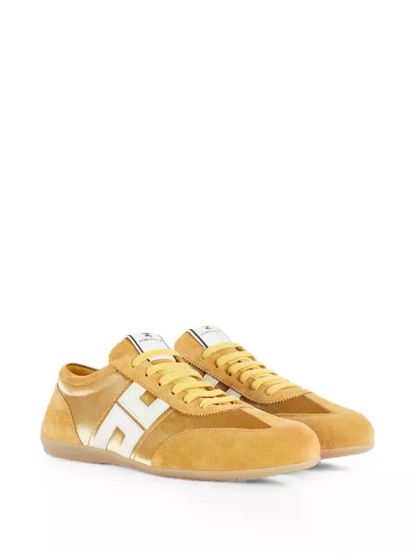 Elisabetta Franchi Nappa Leather Sneakers - Gold