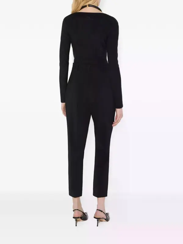 Elisabetta Franchi Lightweight Crêpe-fabric Trousers