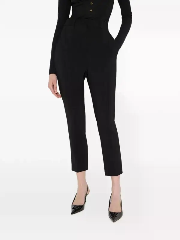 Elisabetta Franchi Lightweight Crêpe-fabric Trousers