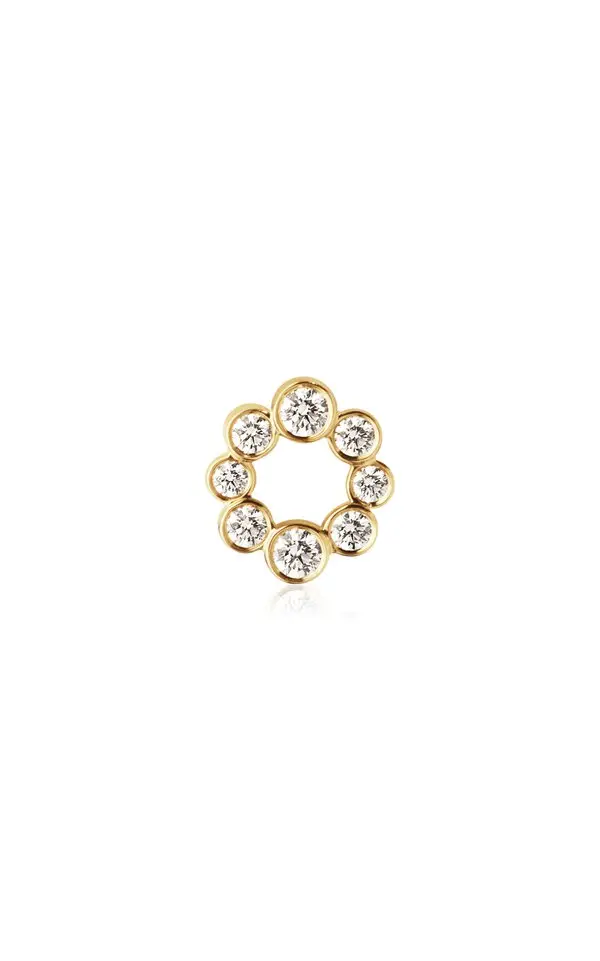 Sophie Bille Brahe 18k Yellow Fleur De Luce Earring