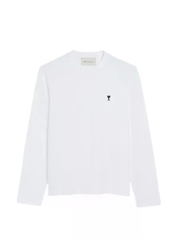AMI Paris De Coeur Long-sleeve T-shirt - White