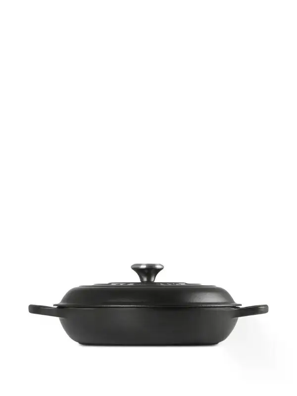 LE CREUSET Logo-embossed Lidded Casserole Dish - Black