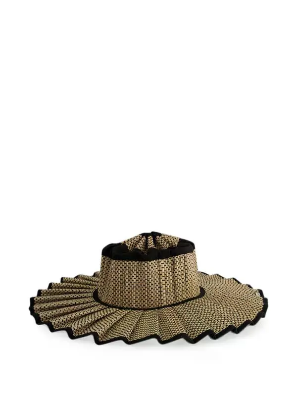 Lorna Murray Capri Textured-weave Hat - Neutrals