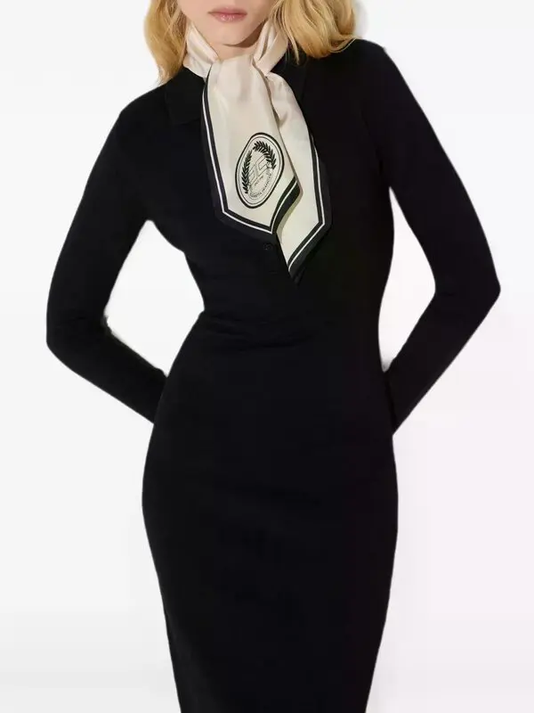 Elisabetta Franchi Silk Foulard Scarf