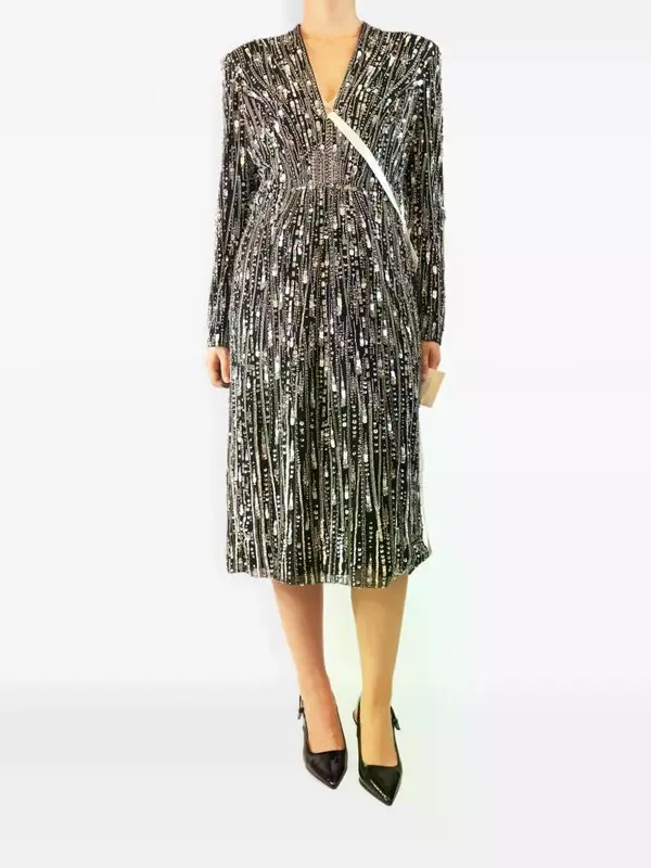 Jenny Packham Embellished Midi Dress