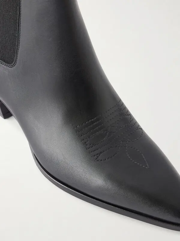 NILI LOTAN Joplin Leather Ankle Boots
