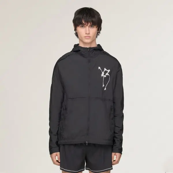 Adidas Y-3 Chito Graphic Running Jacket - Black