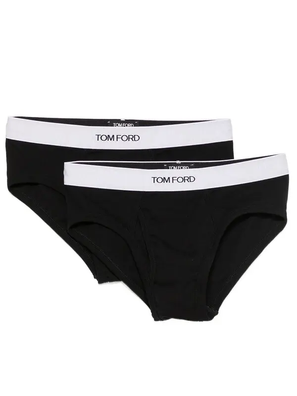 TOM FORD Pack Of 2 Briefs - Black