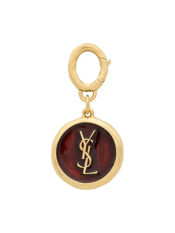 Saint Laurent Charm Cassandre In Enamel And Metal