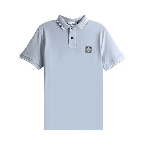 Stone Island Short-sleeve Polo Top 'ash