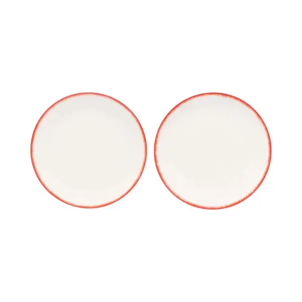 ANN DEMEULEMEESTER X Serax 24cm Plate /red Var 2de - White