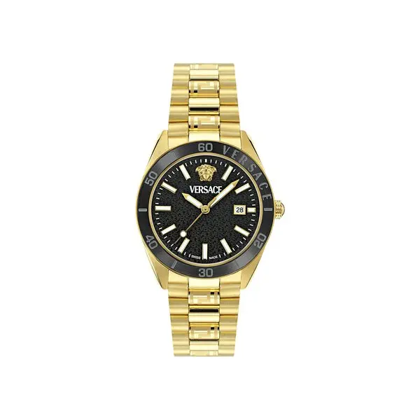 Versace V Dome Link Bracelet Watch
