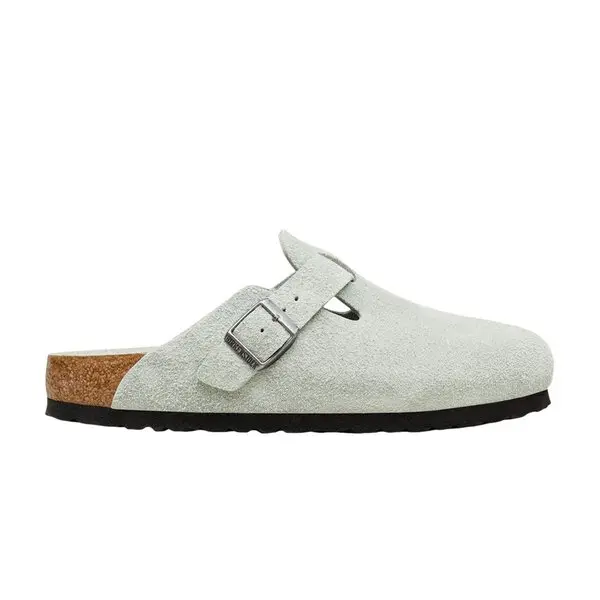 BIRKENSTOCK Boston Soft Footbed Narrow Sandal 'pure Sage - Green