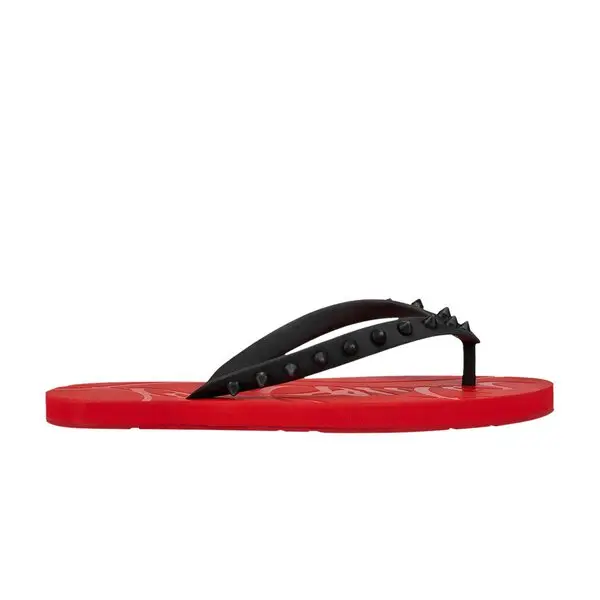 CHRISTIAN LOUBOUTIN Studded Flip Flops