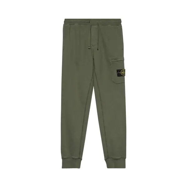 Stone Island Badge Logo Cargo Sweatpants 'sage - Green