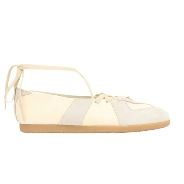 MAISON MARGIELA Wmns Replica Soft Laced Ballets 'bleached Sand