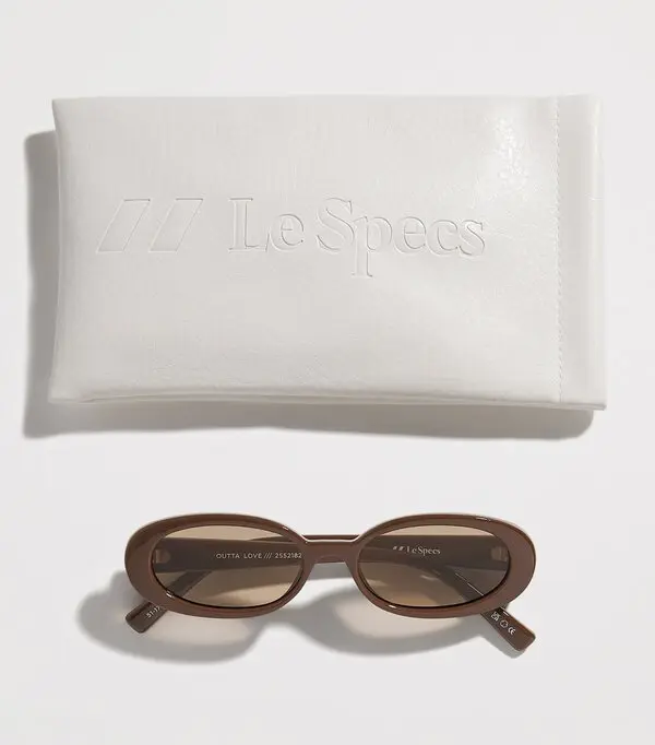 Le Specs Oval Sunglasses