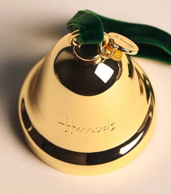 Harrods Golden Bell Tree Decoration