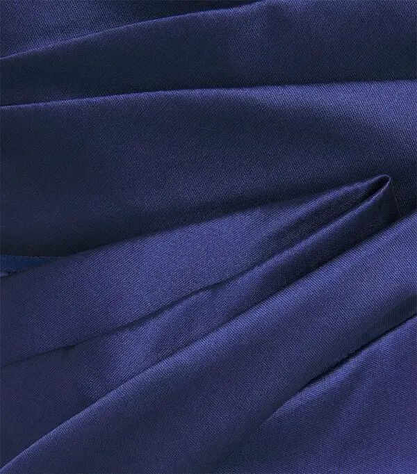 Talbot Runhof Mikado Satin Pleated Gown