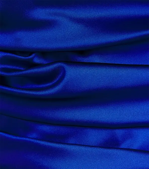 Talbot Runhof Stretch-satin Gathered Column Gown