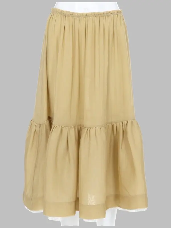 Paloma Wool Skirt Midi In Silk - Beige