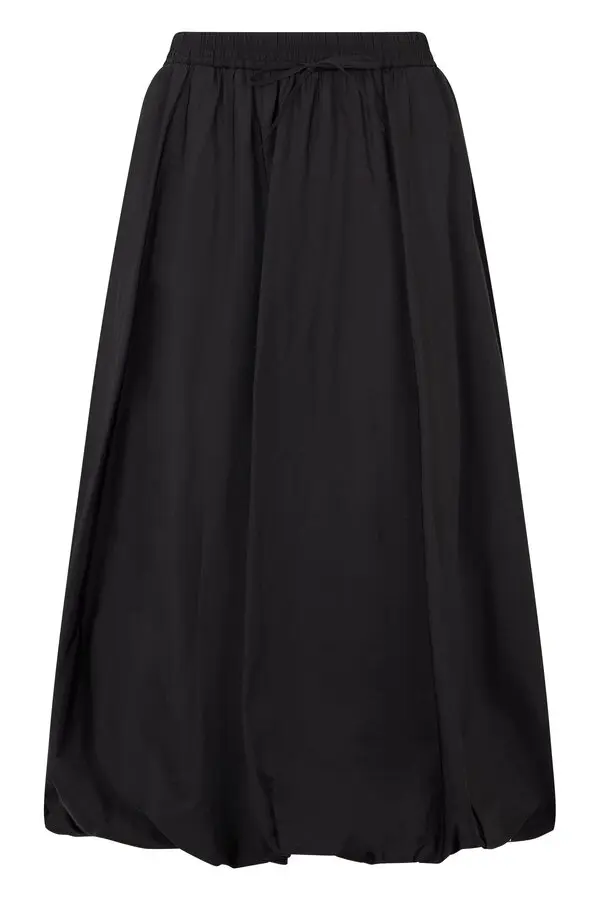 Max Mara Weekend Wide Flared Long Skirt With Elastic Waist