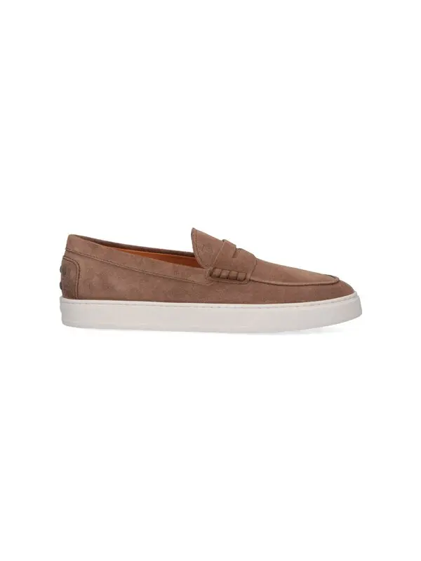 TOD`S Calf Leather Flap Loafers