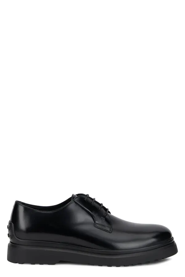 TOD'S Shiny Calfskin Lace-up Shoes