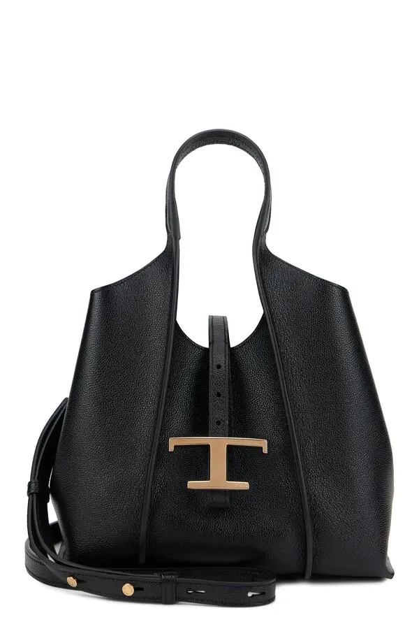 TOD`S Tod's Soft Leather Shoulder Bag With Removable Strap, 30 Cm Width