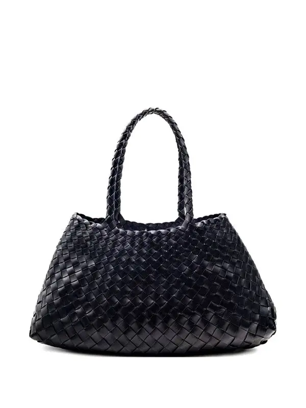 Dragon Diffusion Double-handle Woven Leather Tote
