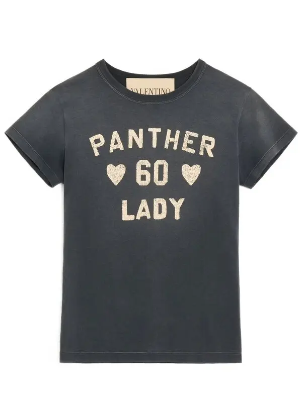 Valentino Garavani Round Neck Printed T-shirt - Rosa