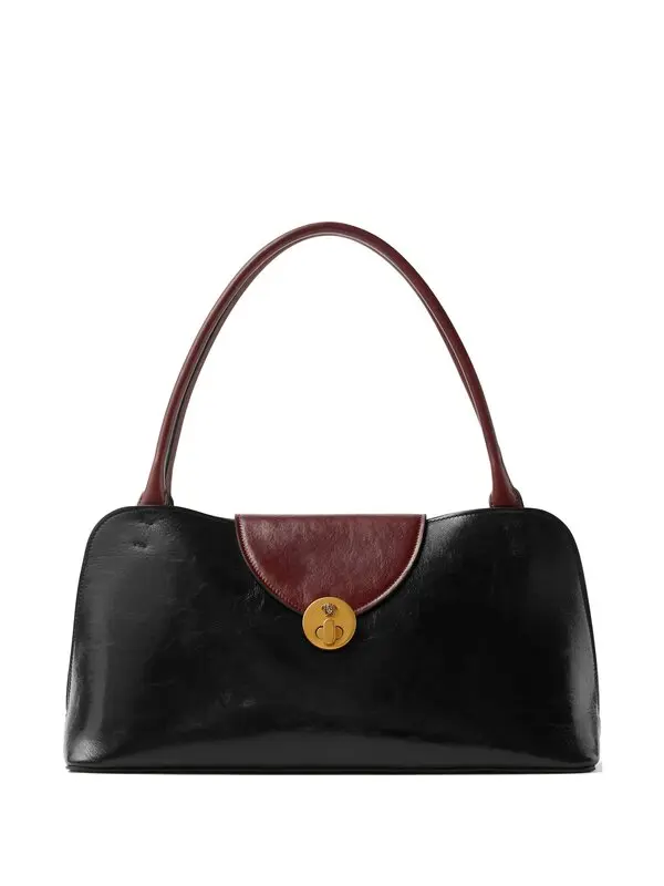 Versace Medusa Embossed Leather Top-handle Bag