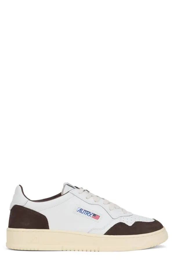 AUTRY Suede-trim Low-top Sneaker