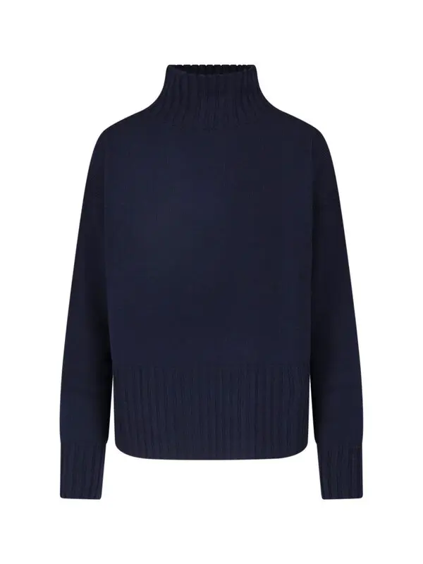 DRUMOHR 100% Merino Wool High Neck Knit Sweater