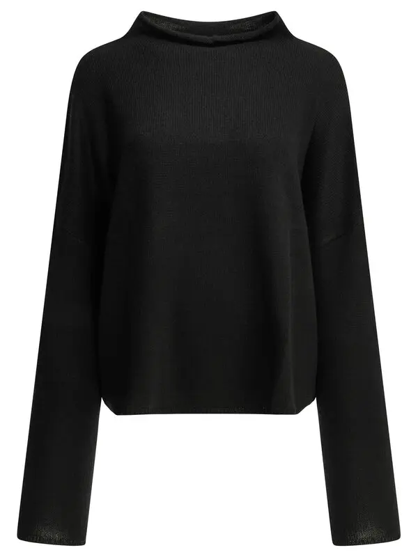 LISA YANG 100% Cashmere Knitwear Sweater - Black