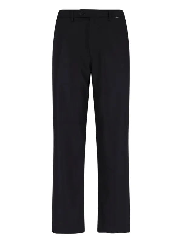 Closed Wool-blend Trousers With Tailored Finish