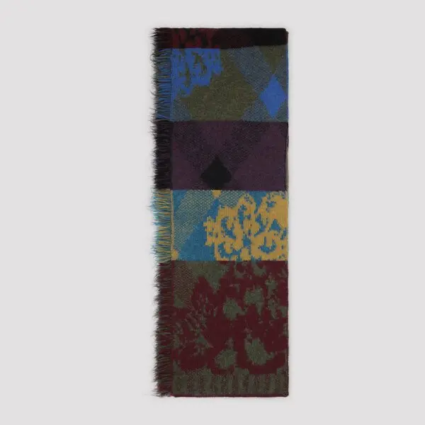 Dries Van Noten Wool & Alpaca Mati Scarf - Red