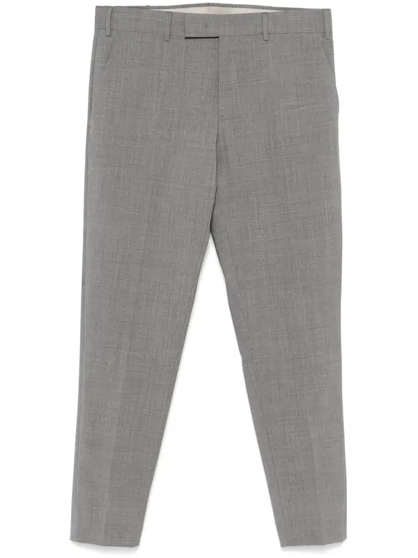 PT TORINO Rebel Fit Wool Blend Trousers - Grigio