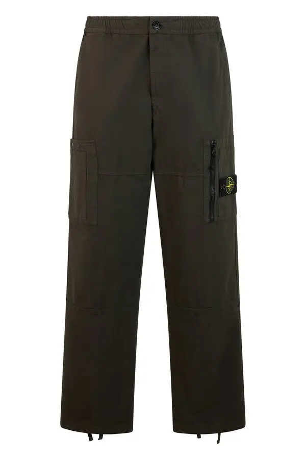 Stone Island Wide Leg Cargo Pants