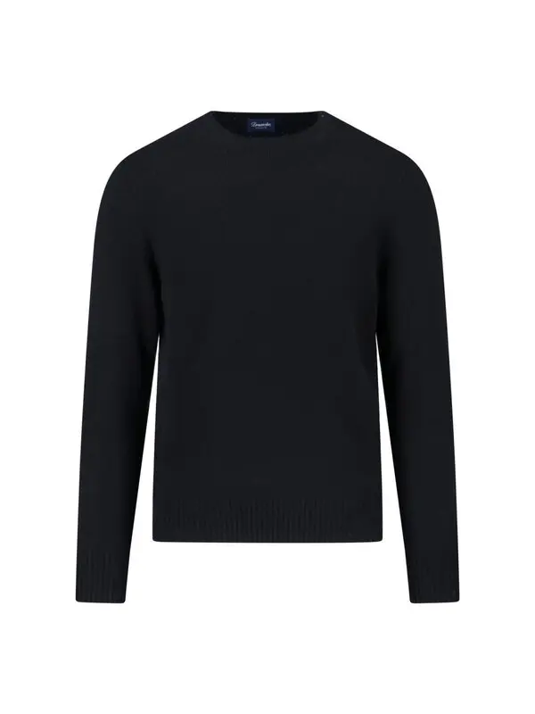 DRUMOHR Cashmere & Virgin Wool Knit Sweater - Black