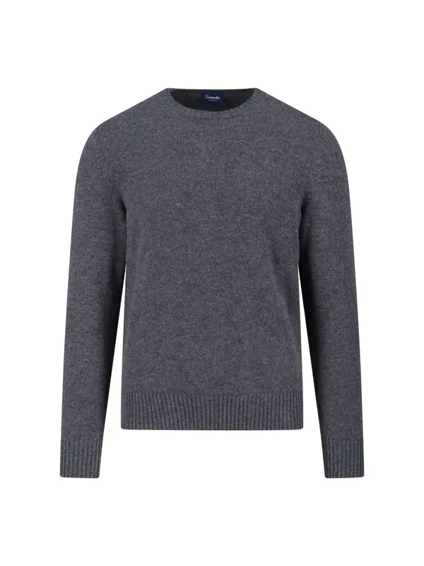 DRUMOHR Crewneck Knit Sweater - Grey