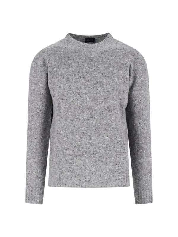DRUMOHR Crewneck Long Sleeve Sweater - Grey