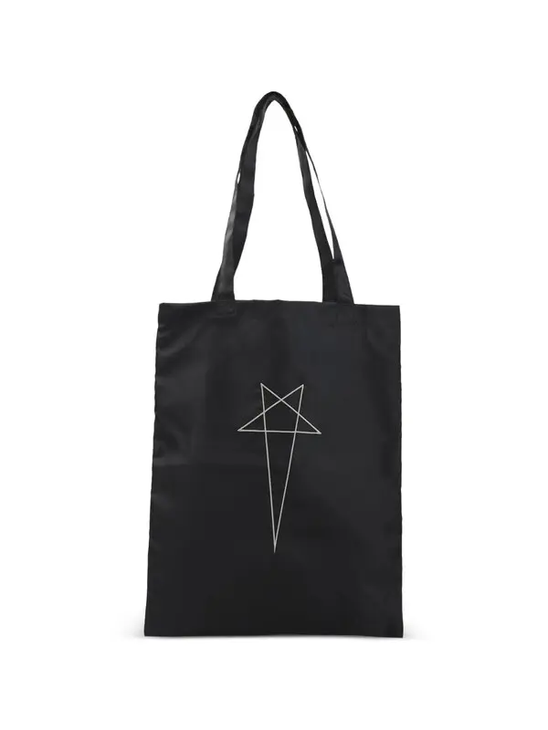 Rick Owens Open-top Nylon Tote Bag