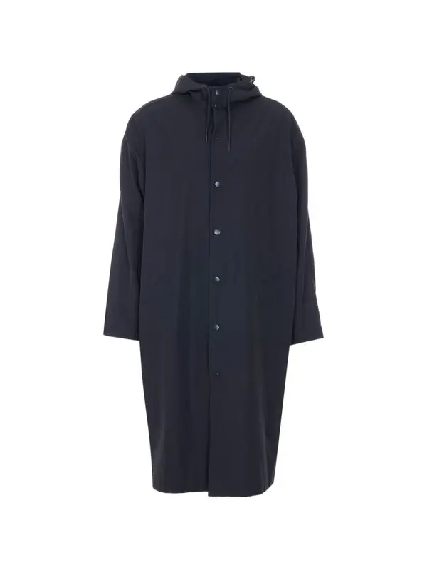A.p.c. Hooded High-collar Jacket With Drawstrings