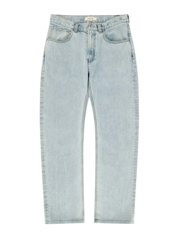 ENTIRE STUDIOS Front-button And Zip Five-pocket Jeans With Belt Loops - Blu