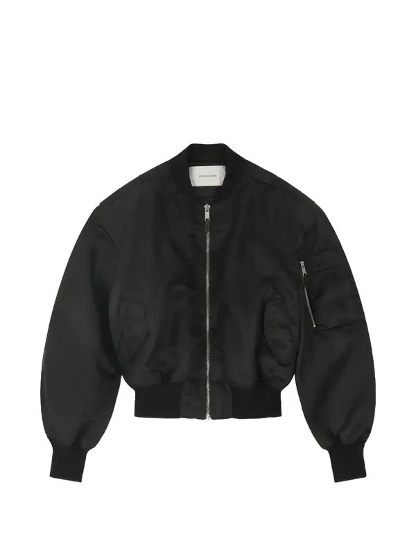 ENTIRE STUDIOS Cropped Quilted Nylon Bomber Jacket