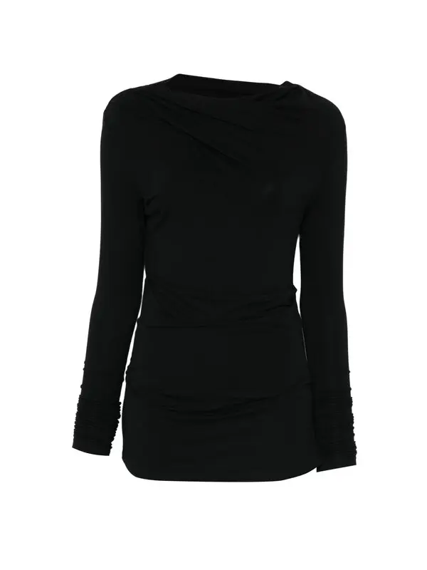 ENTIRE STUDIOS Long Sleeve Draped Top