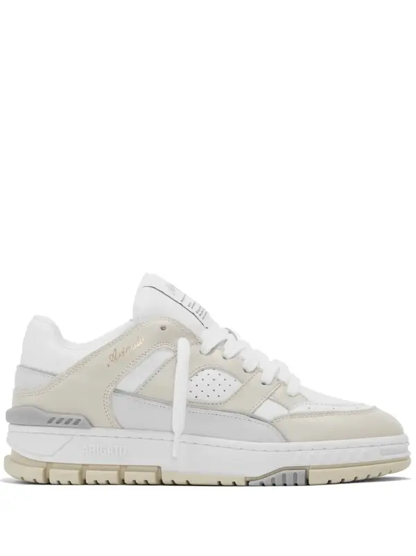 Axel Arigato Leather Sneakers With Expanded Rubber Sole - Bianco